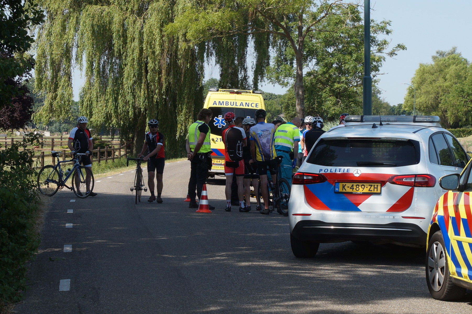 Wielrenner gewond na val van fiets - 112Brabant