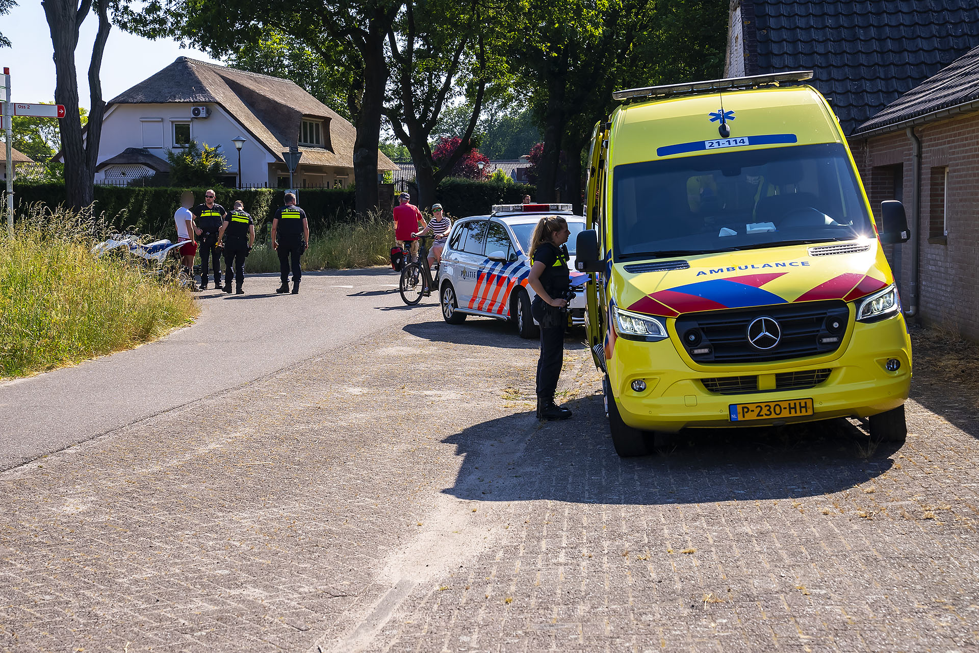 Wielrenster gewond na botsing met quad - 112Brabant