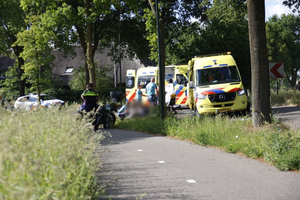 Twee gewonden door ongeval met motor en fatbike - 112Brabant
