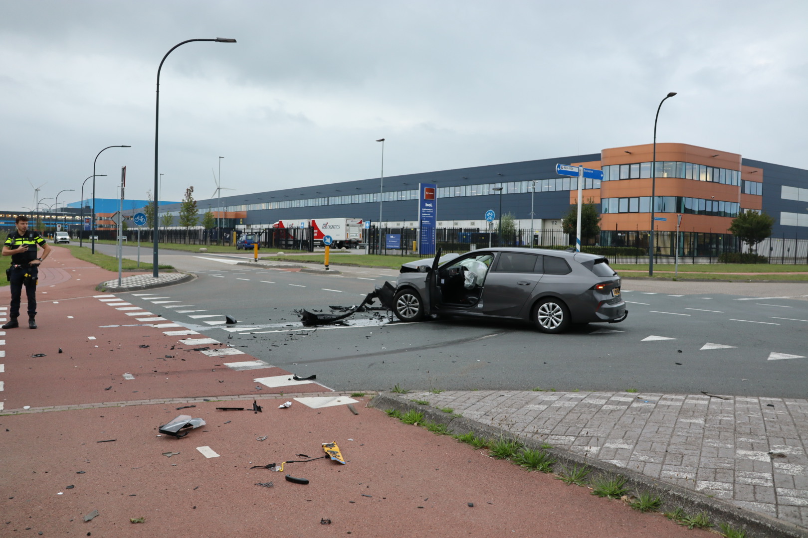 Opnieuw ongeval op kruising, twee auto’s beschadigd - 112 Nederland