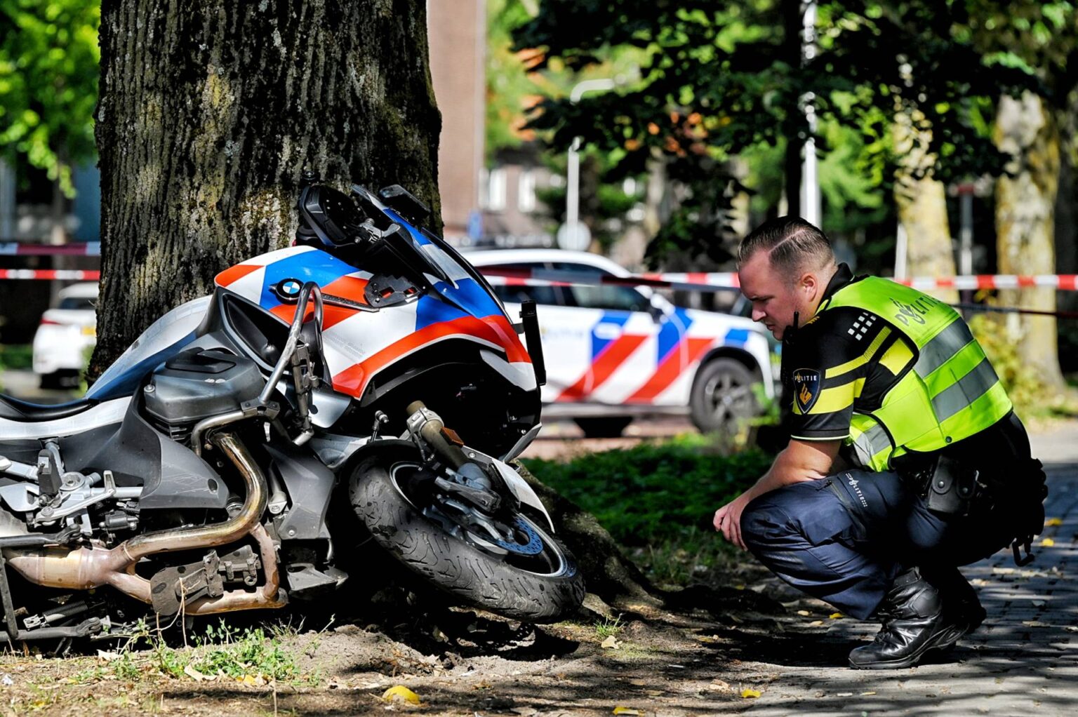 Motoragent gewond bij ongeval, automobilist aangehouden na positieve ...